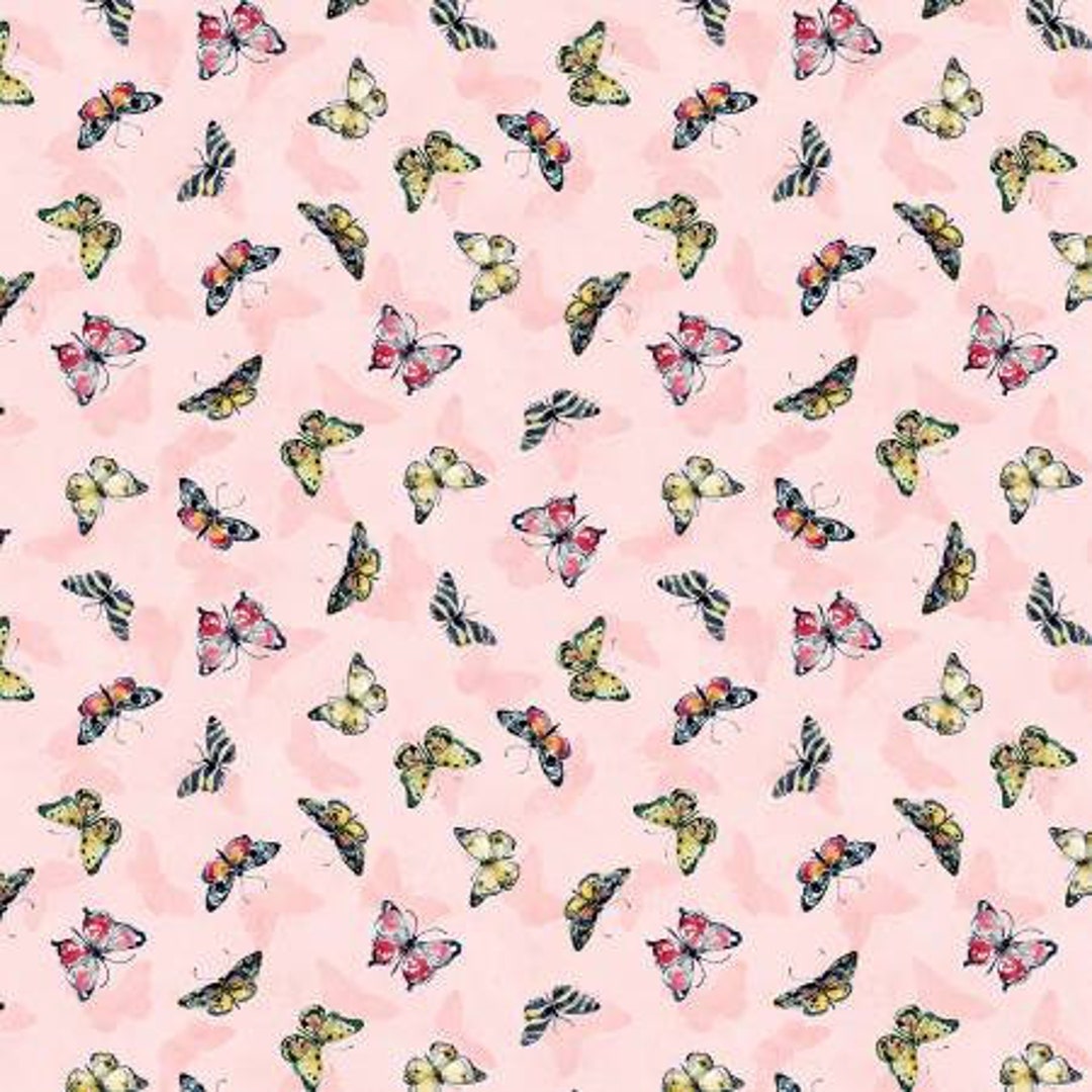 Among the Branches - Pink Butterfly Toss - by Susan Winget for ...