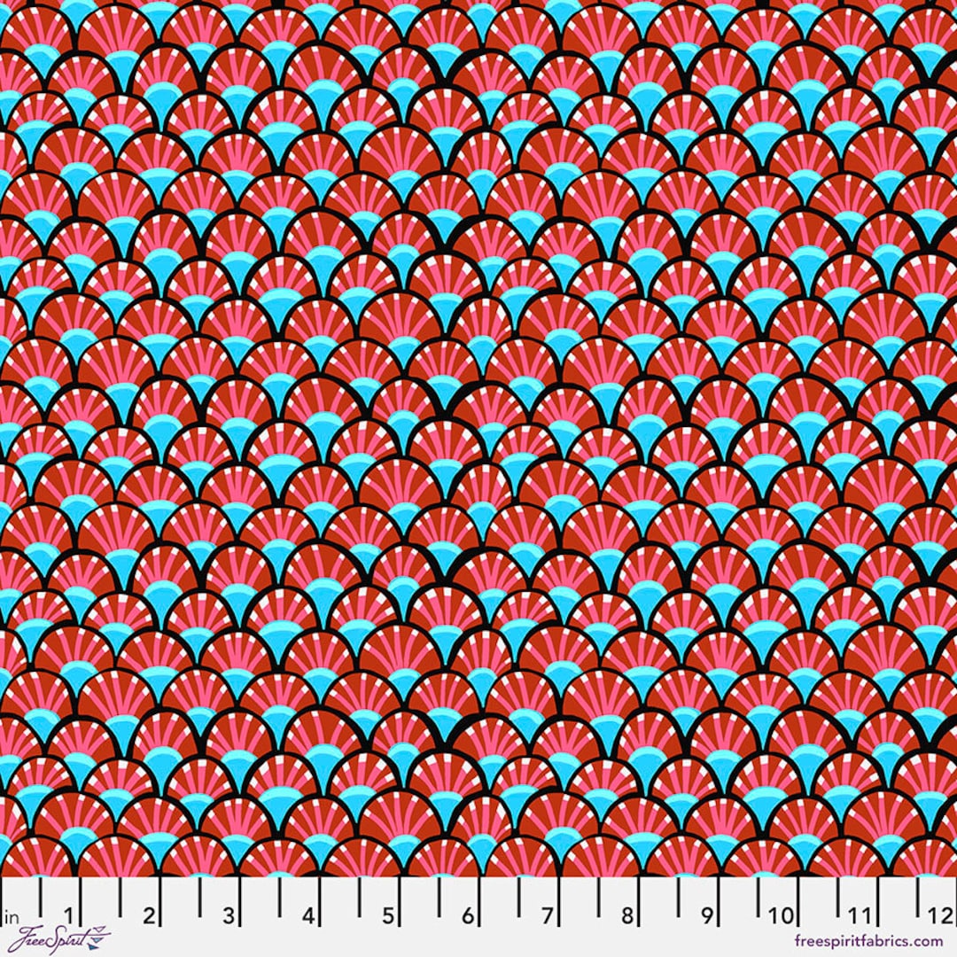 Vivacious Cotton Lawn - Caramel Fan Club - by Anna Maria for Free ...