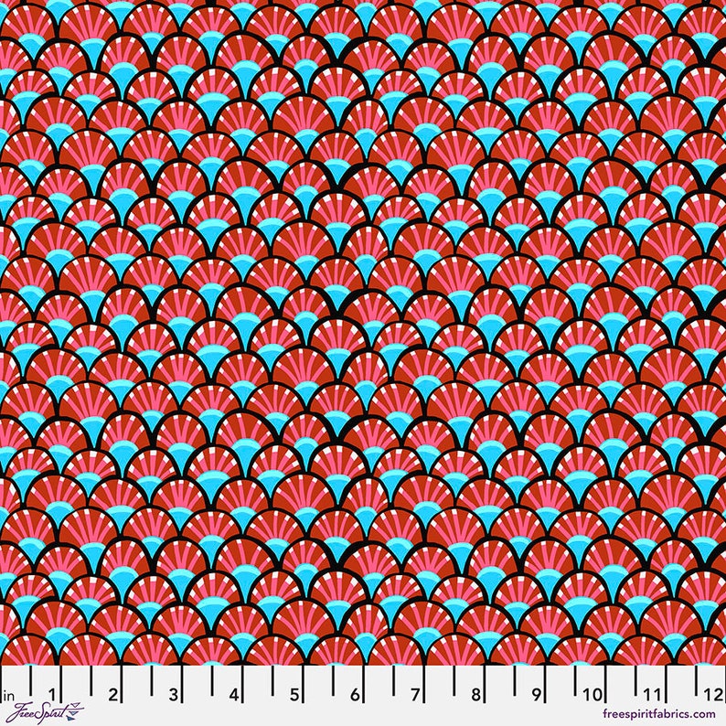Vivacious Cotton Lawn - Caramel Fan Club - by Anna Maria for Free ...