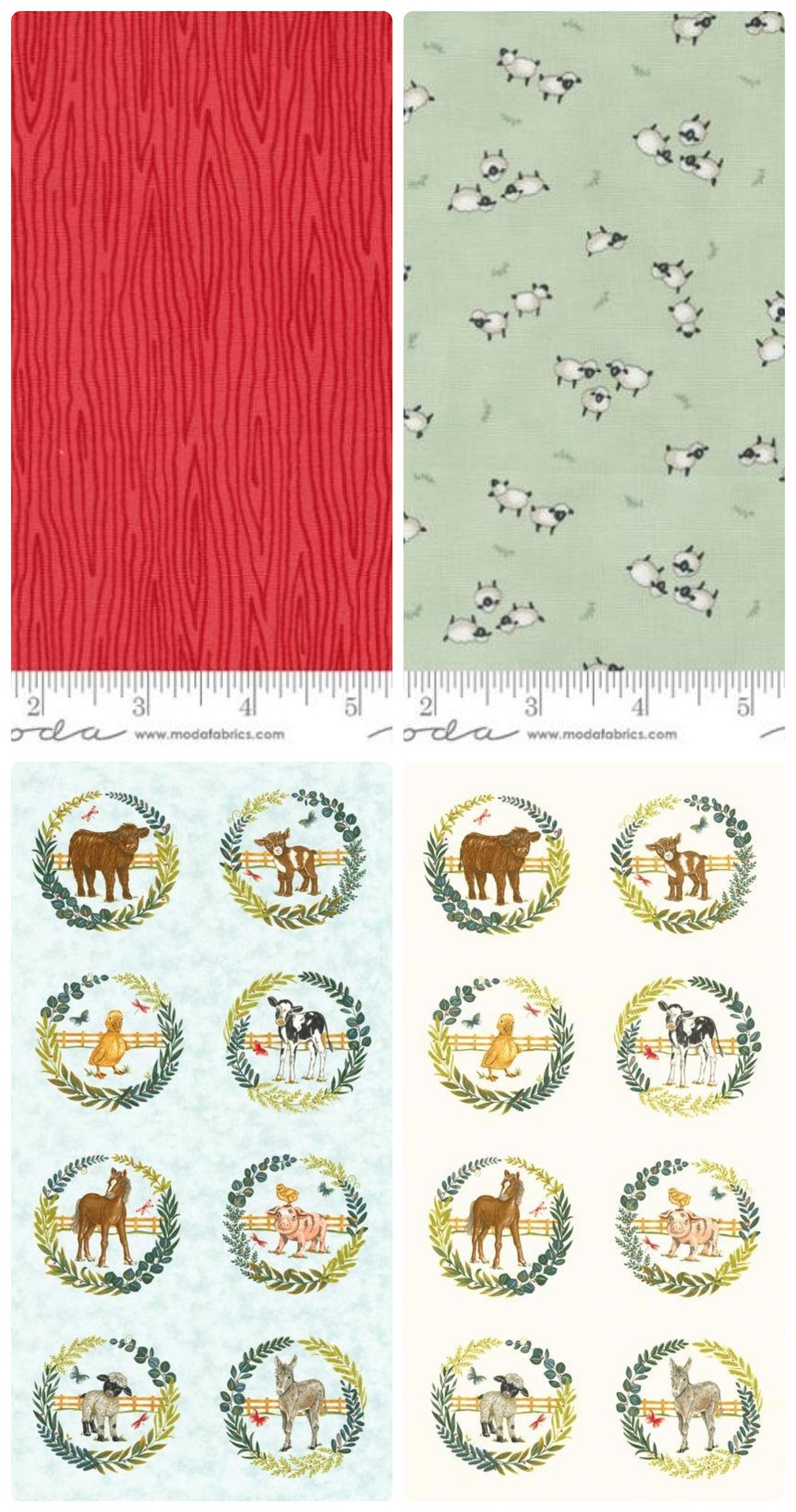 Willows Farm - Fat Quarter 29pc/bundle - by Deb Strain for Moda Fabrics ...
