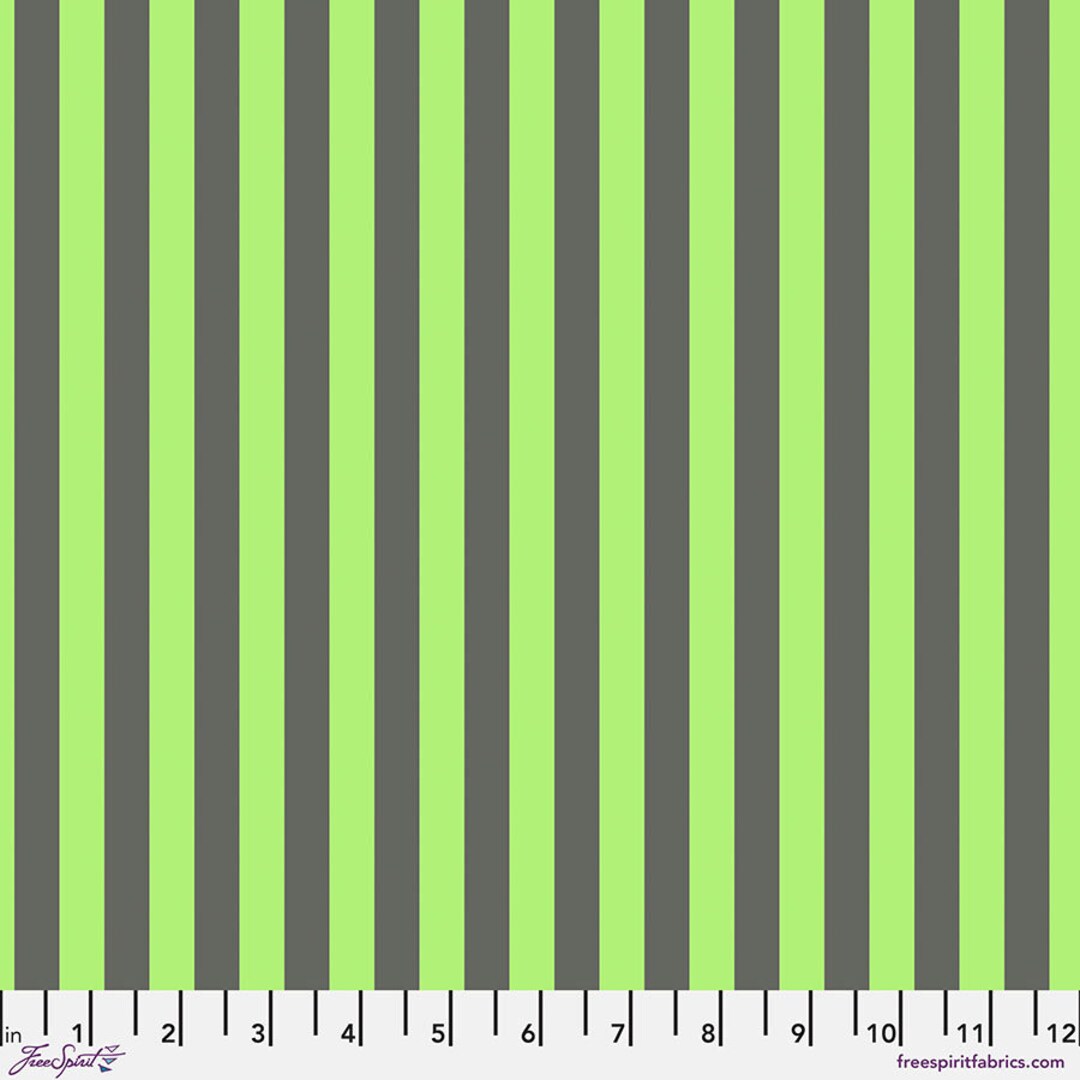 Neon True Colors - Karma Tent Stripe - by Tula Pink for Free Spirit ...