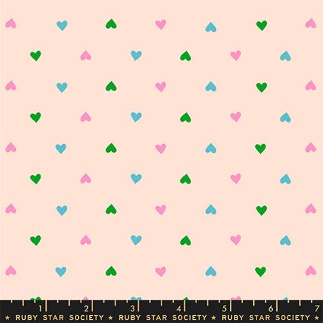 Best Day Ever - Peach Hearts - by Melody Miller for Ruby Star Society ...