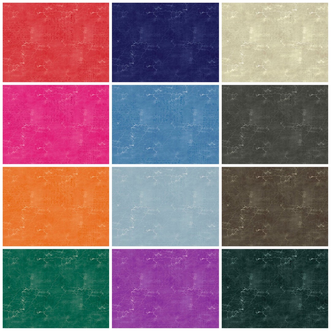 Cracked Shadow - Half Yard 12pc/bundle - by Tim Holtz for Freespirit ...