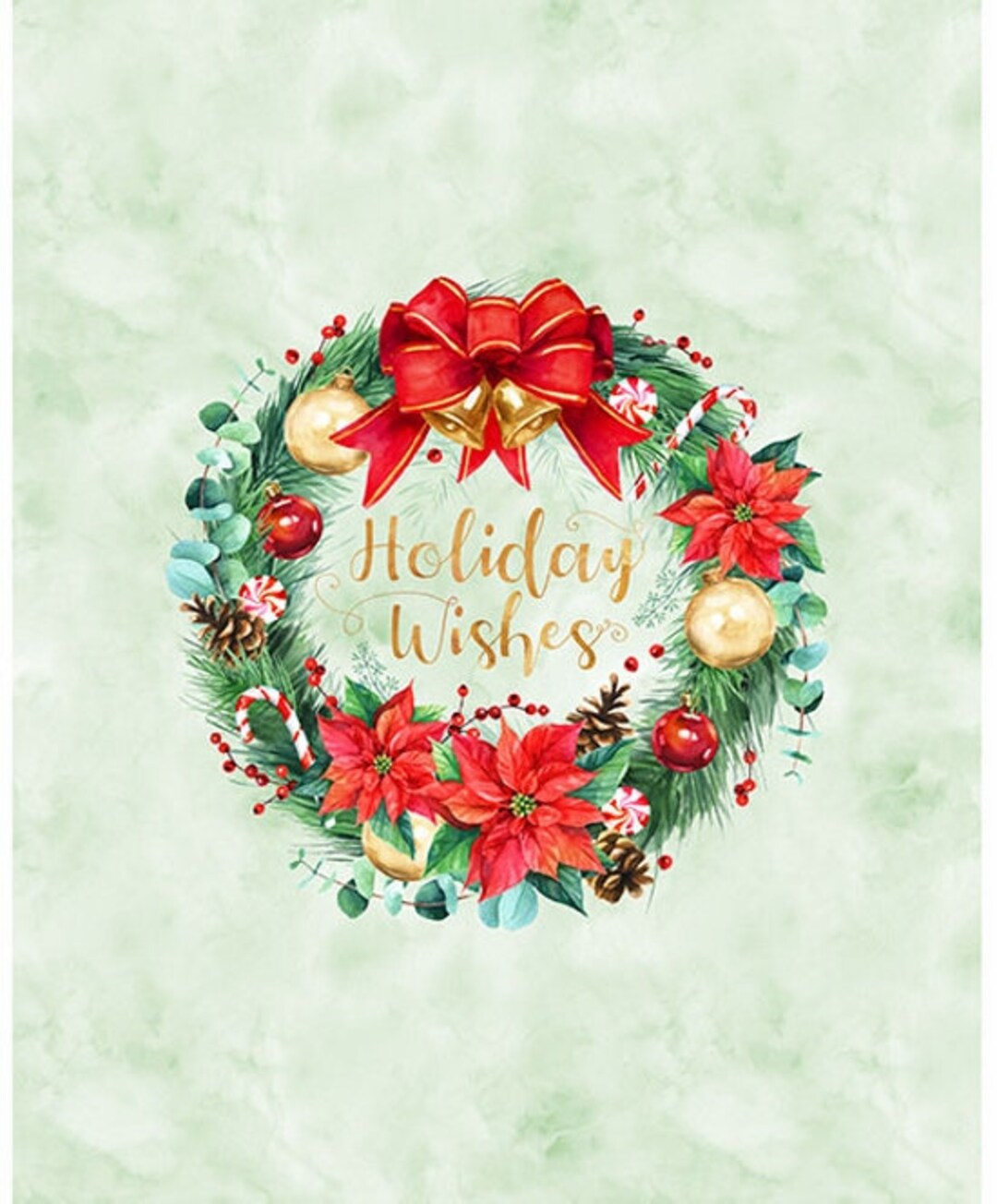 Celebrate the Seasons - 36" December Panel - by Hoffman Fabrics - Sold ...