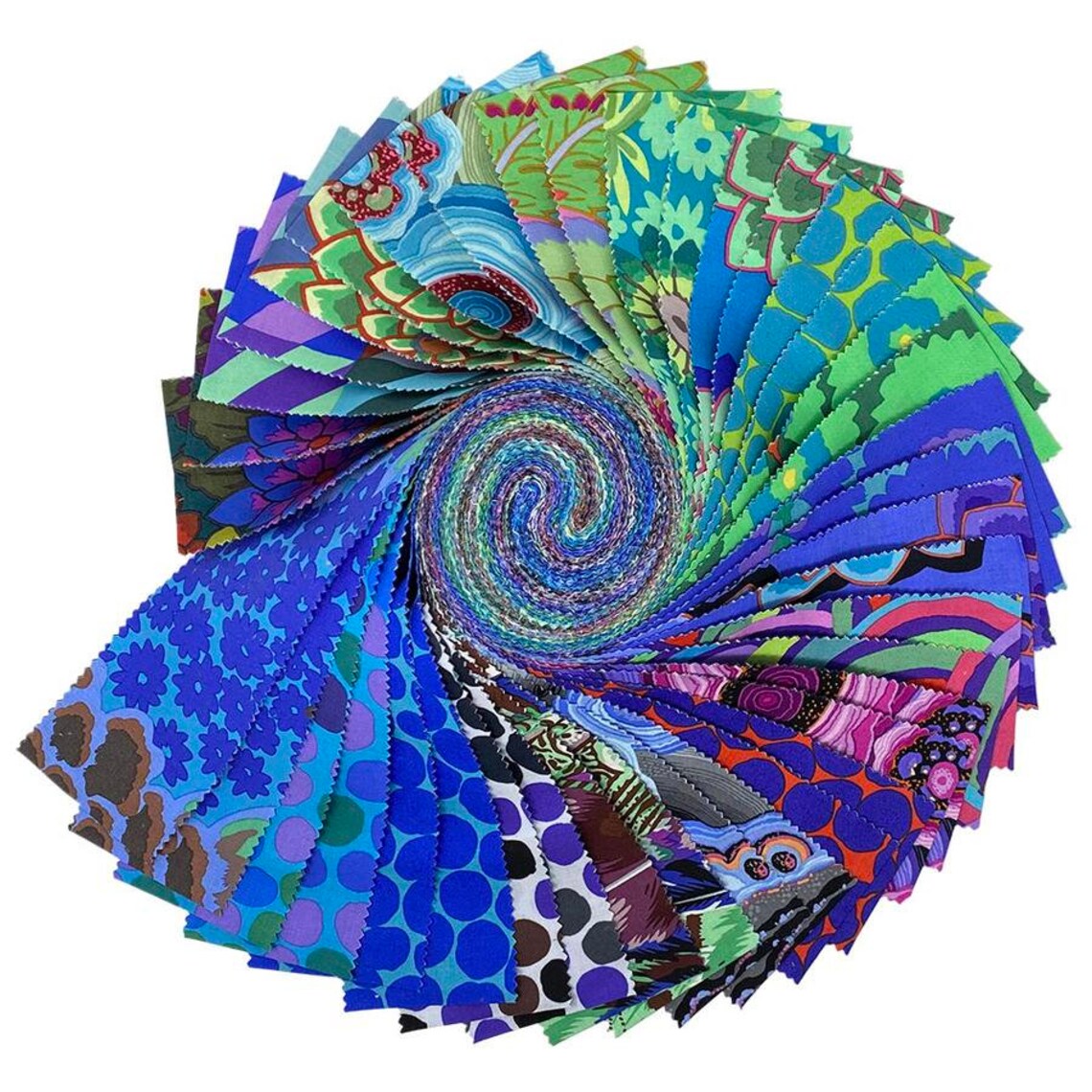 February 2022 Neptune Jelly Roll 40pc/bundle by Kaffe | Etsy