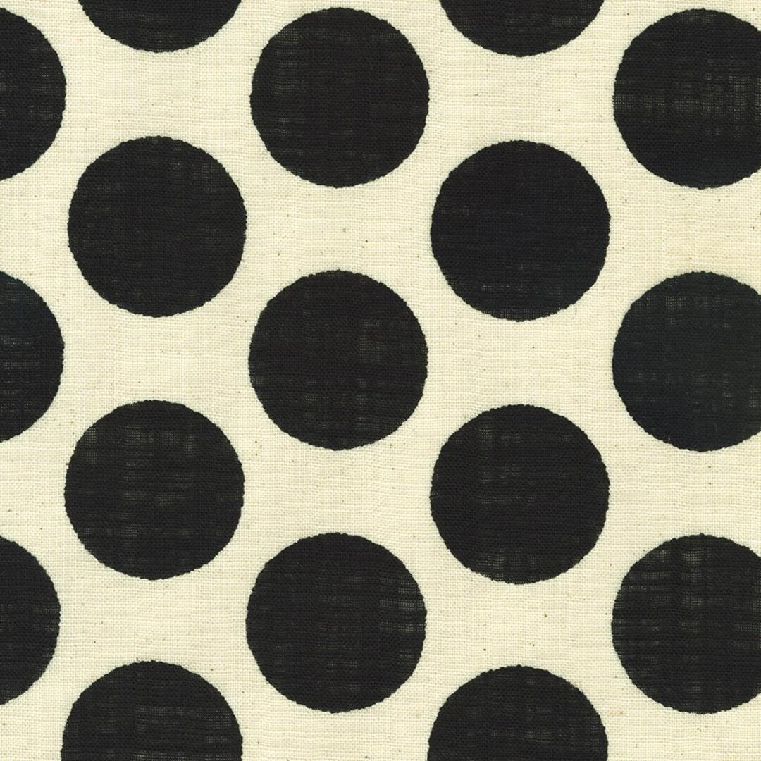 Cotton Sub Prints - Black Dots - by Sevenberry for Robert Kaufman ...