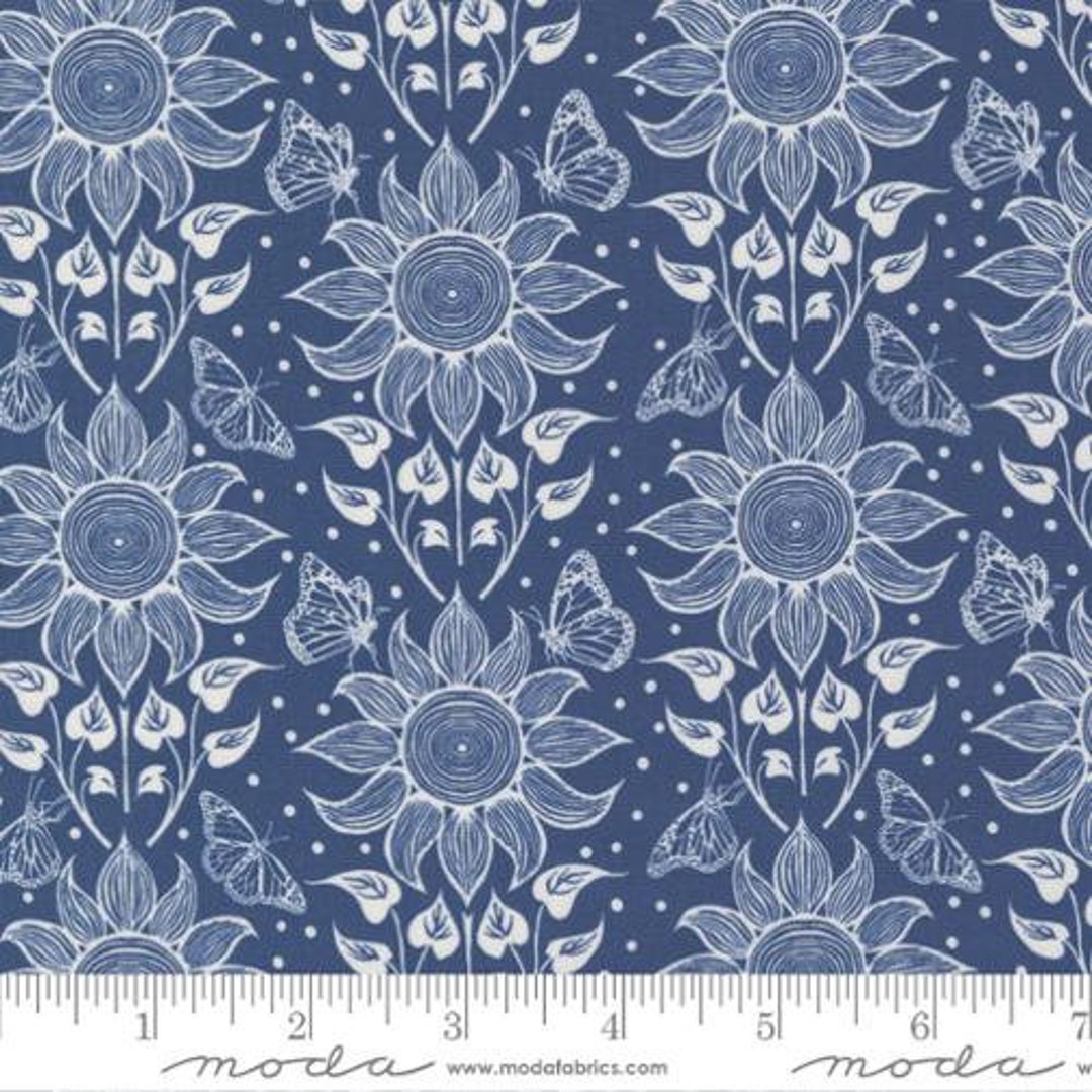 Sundance Indigo Sun Medallions by Crystal Manning for Moda Fabrics Sold ...
