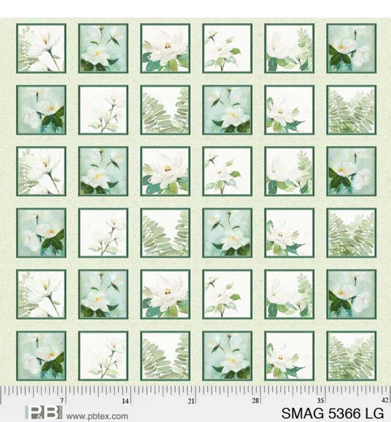 Sweet Magnolia - Magnolia Patches - by Deane Beesley for P&B Textiles ...
