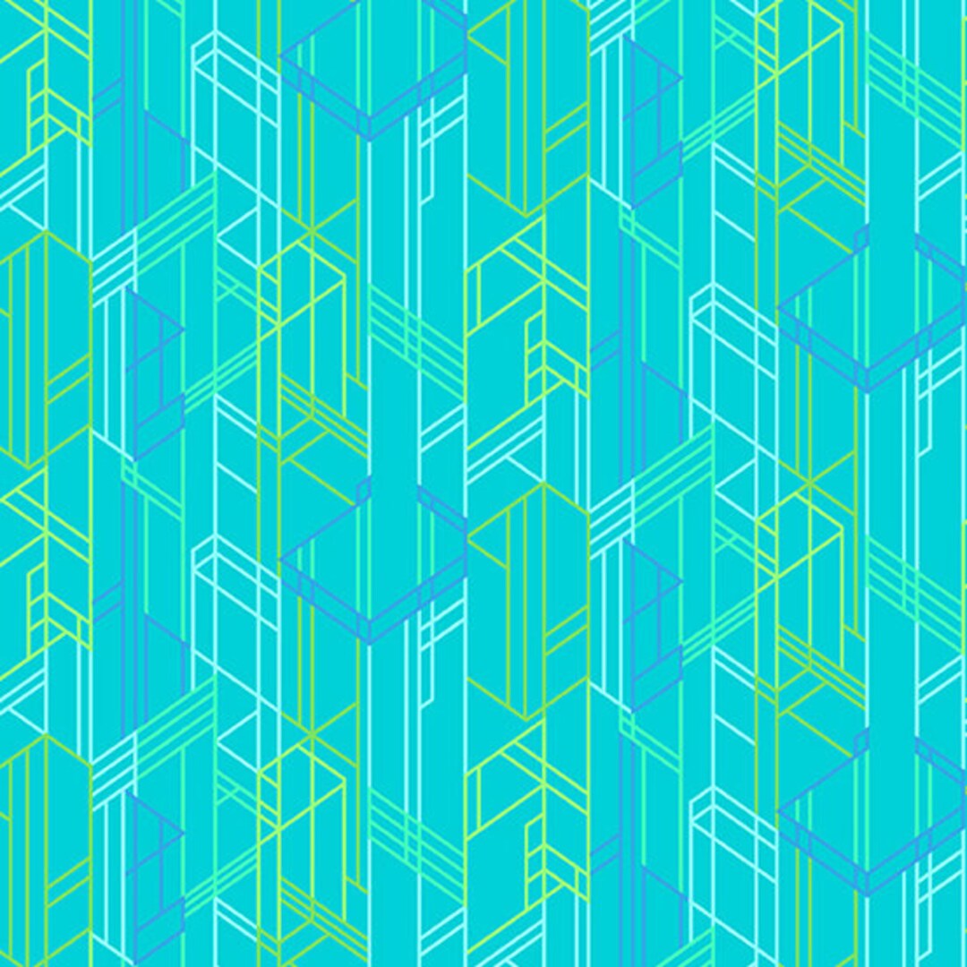 Century Prints Deco Glo Meander, A Teal Fruit CS-276-T by Giucy Giuce ...