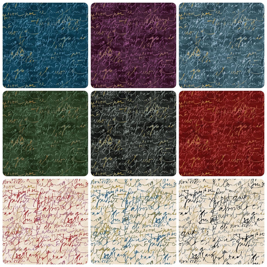 Fluidity Metallic - Fat Quarter 9pc/bundle - by Marta Cortese for ...