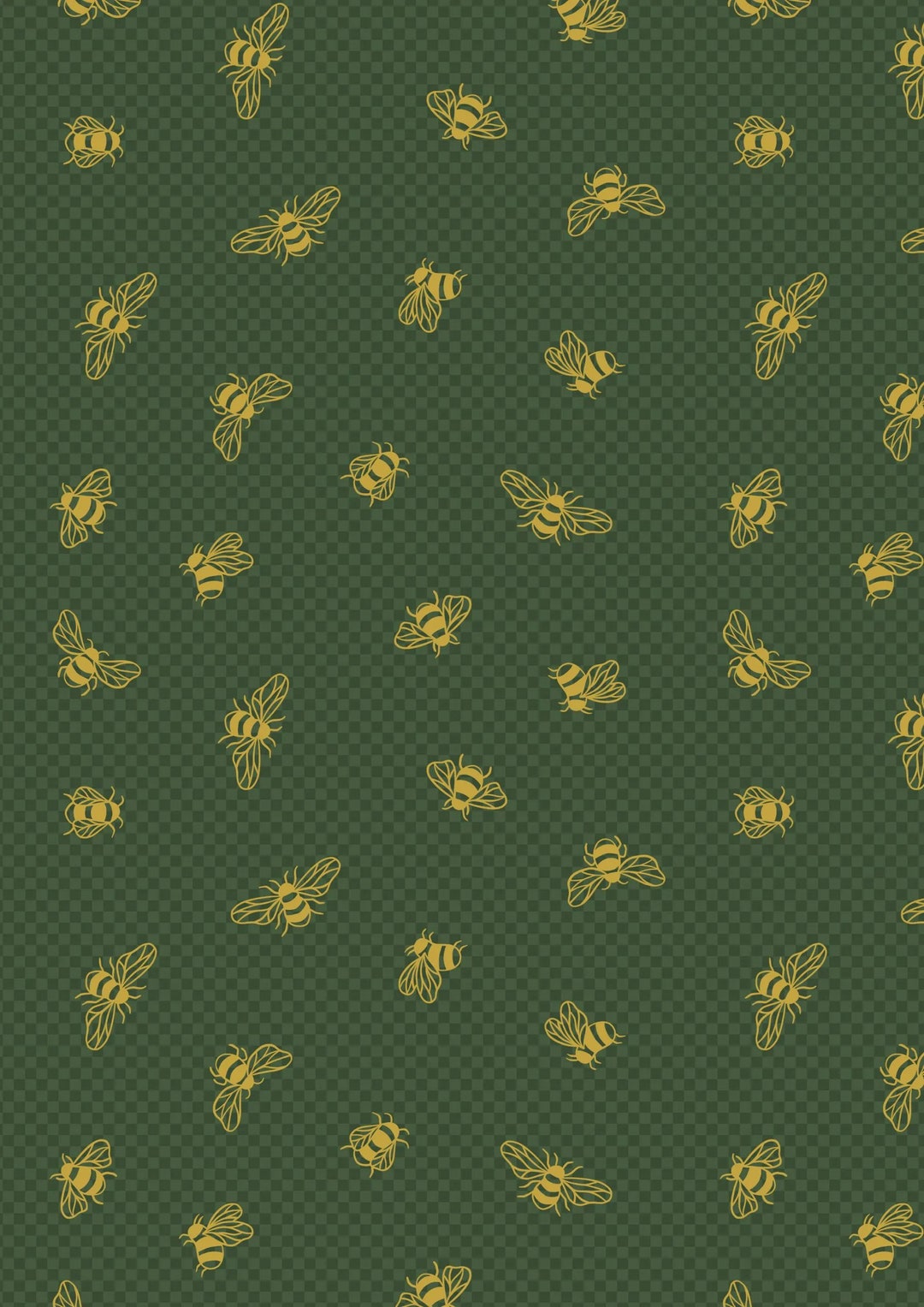 Honey Bee - Metallic British Green Bees - by Lewis & Irene - Sold by ...