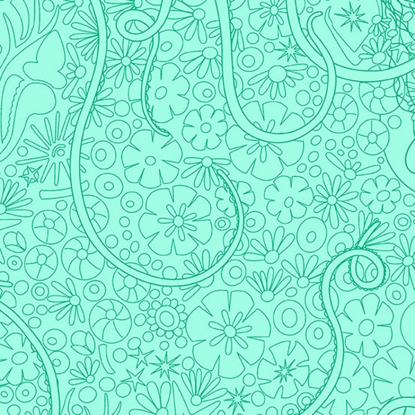 Mint Fabric - Etsy