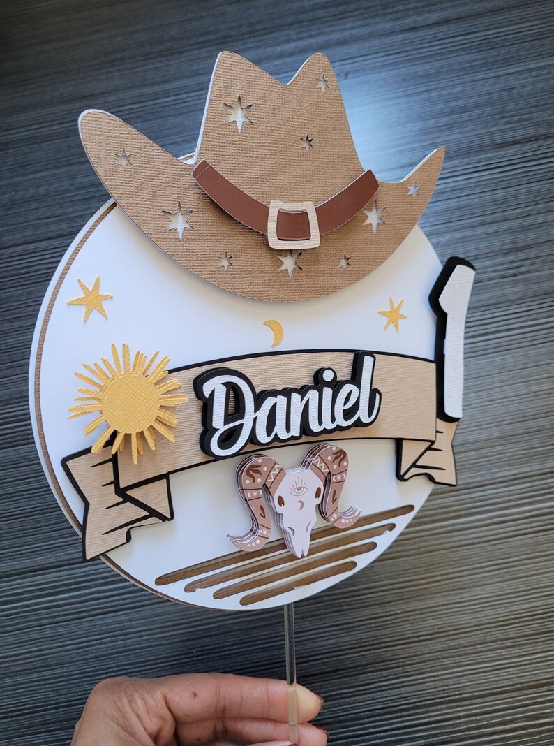 Wild West Cake Topper Wild West Birthday Cowboy Birthday - Etsy