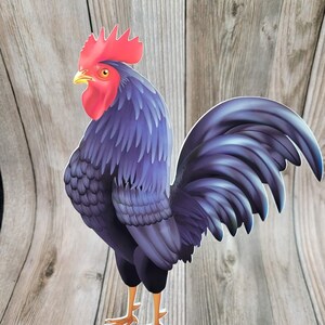 Rooster Cake Topper | Farm Cake Topper | Rooster Birthday Decor ...