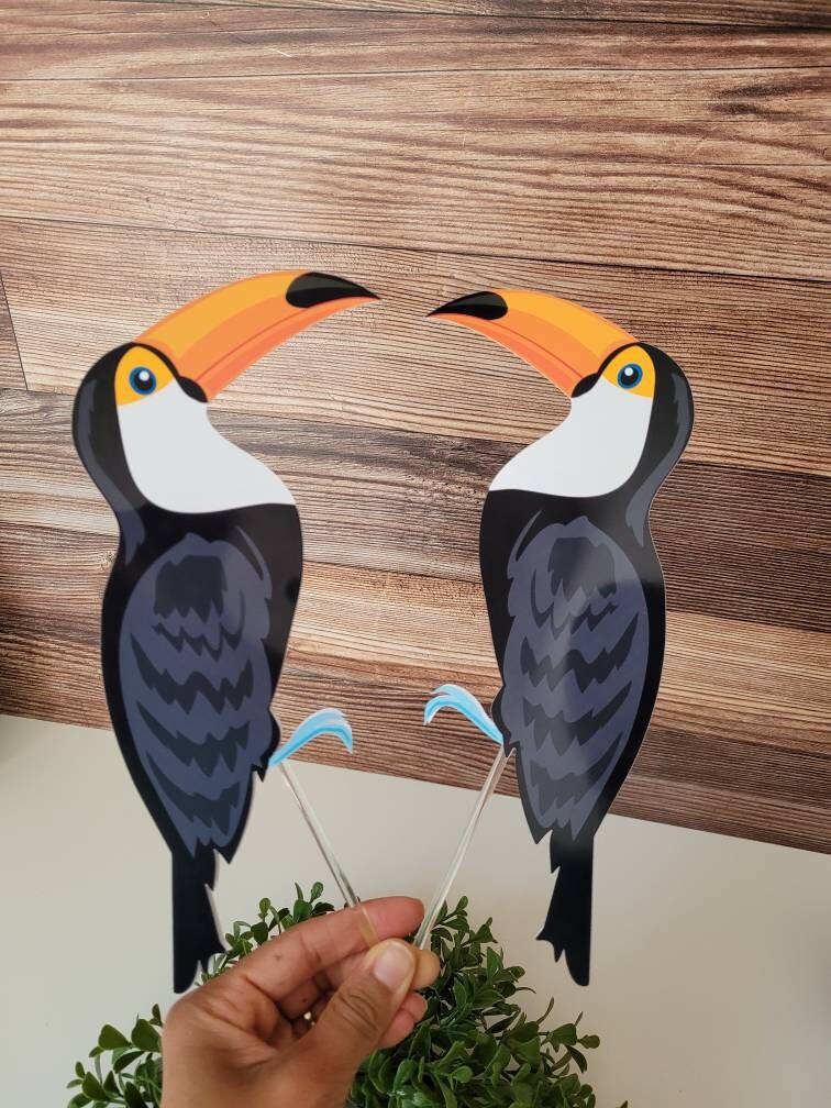 Toucan Bird Centerpieces Toucan Bird Decor Tropical Party - Etsy