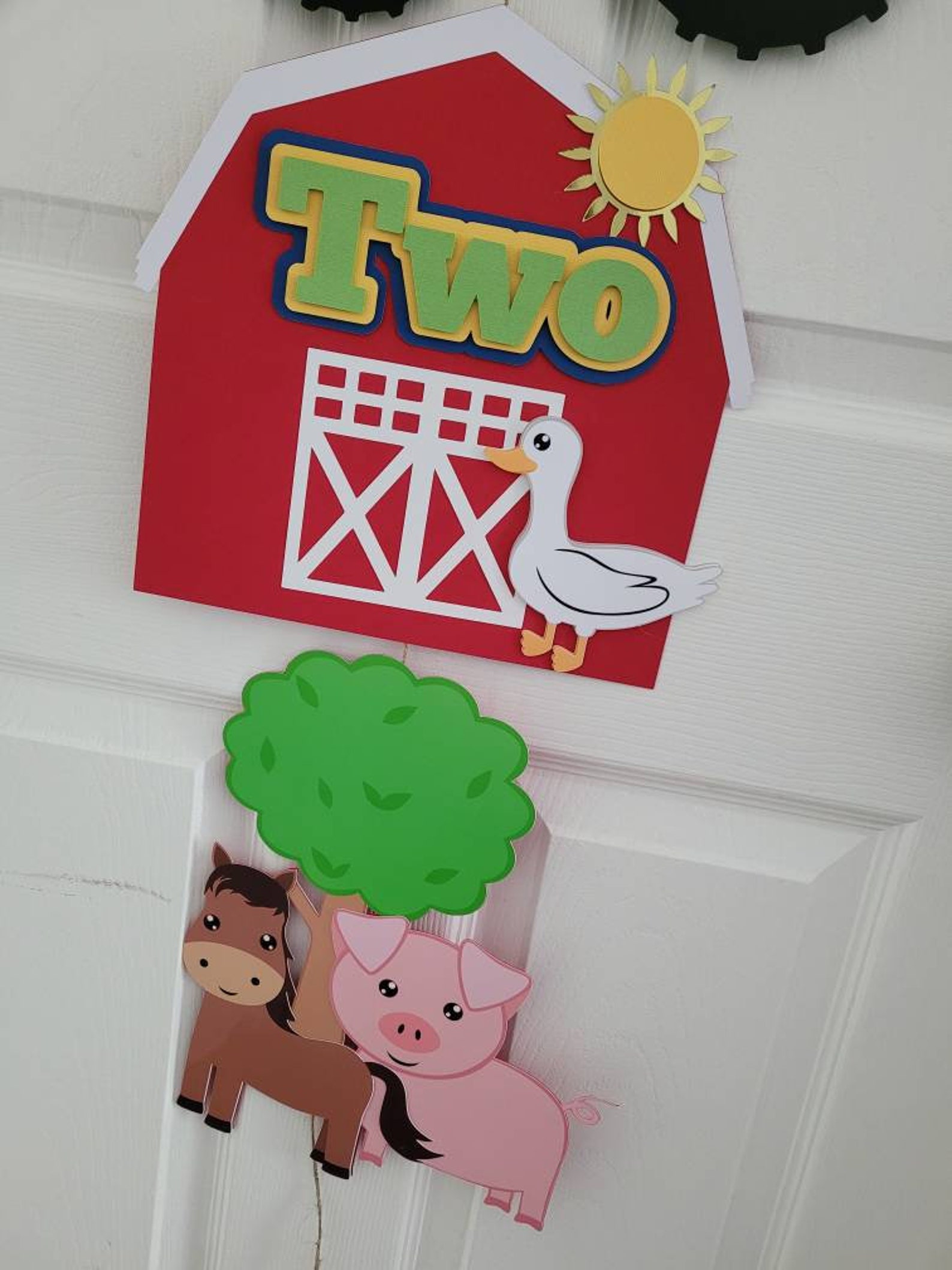 Farm Door Sign Farm Party Decorations Farm Themed Party - Etsy
