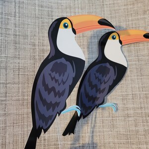 Toucan Bird Centerpieces Toucan Bird Decor Tropical Party | Etsy