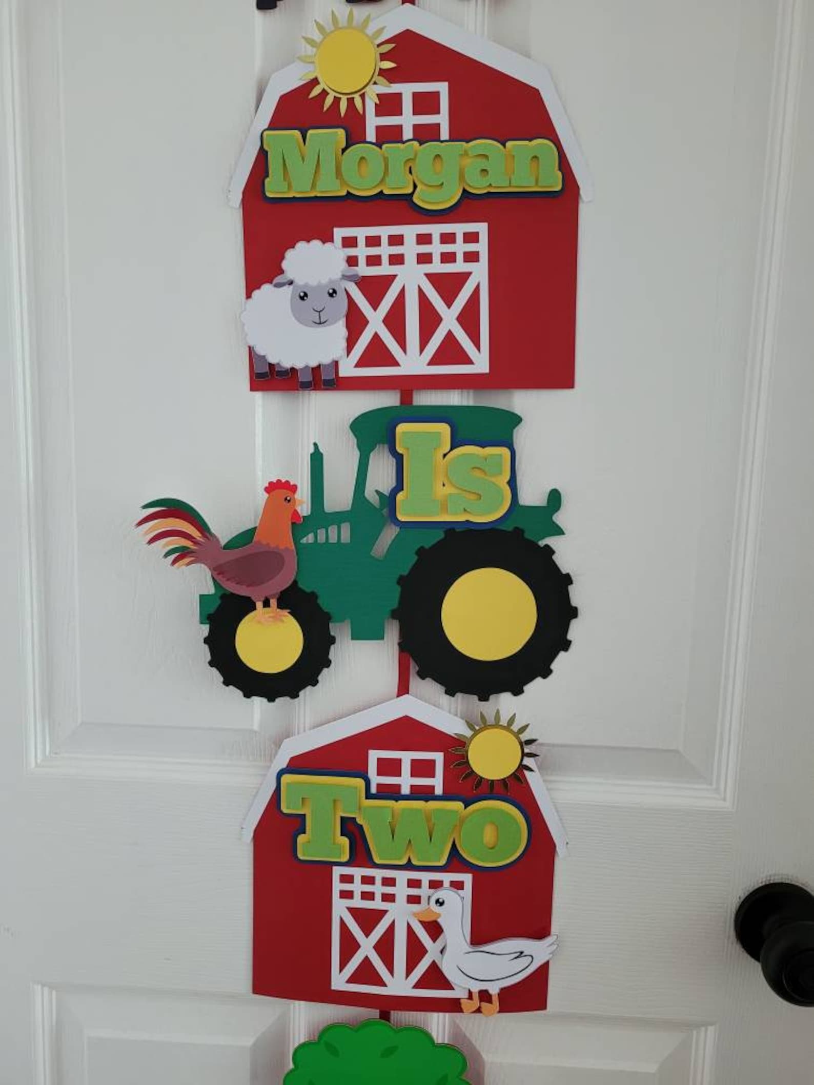 Farm Door Sign Farm Party Decorations Farm Themed Party - Etsy