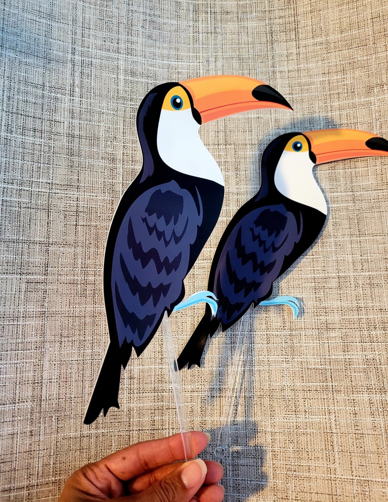 Toucan Bird Centerpieces Toucan Bird Decor Tropical Party | Etsy