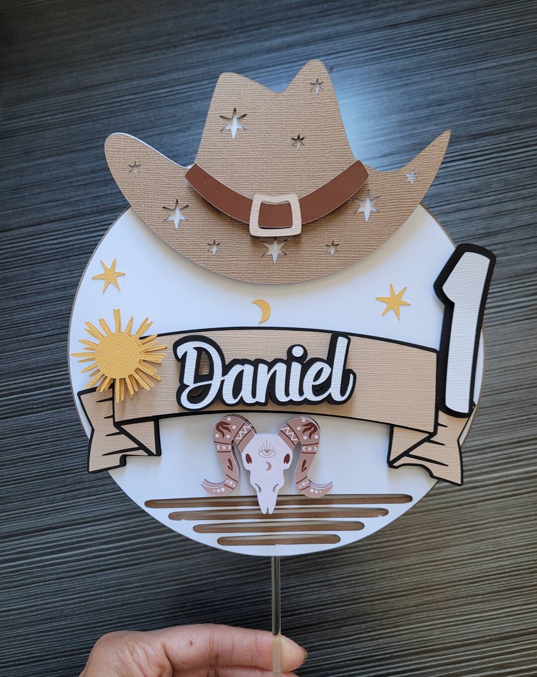 Wild West Cake Topper | Wild West Birthday | Cowboy Birthday | Western ...