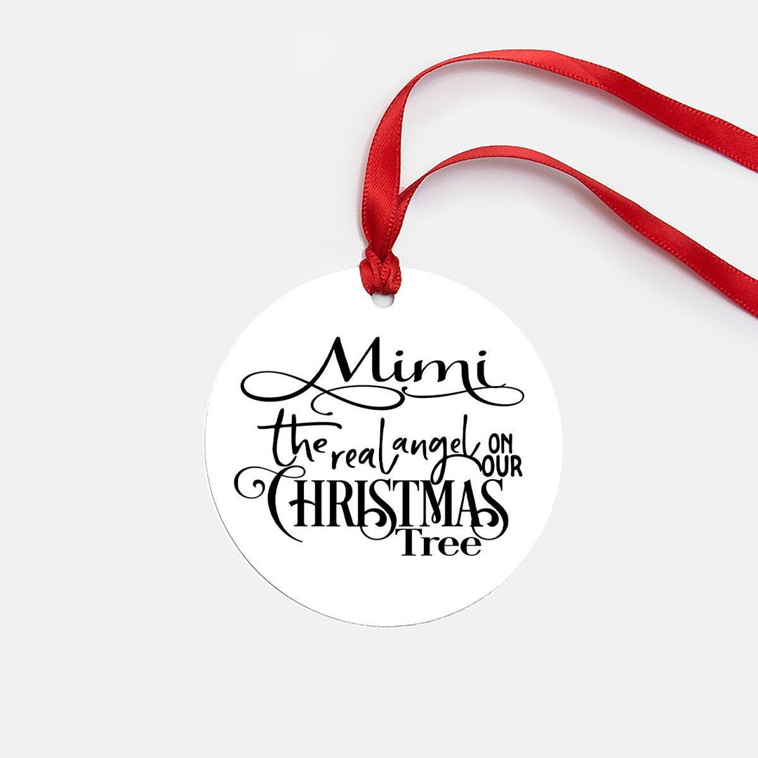Mimi the Real Angel in Loving Memory Ornament Memorial - Etsy