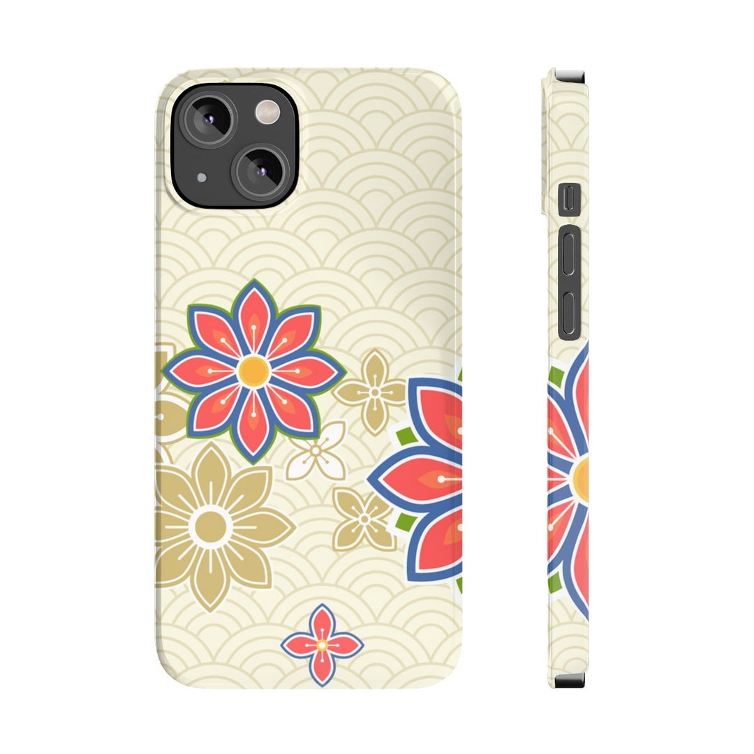 Korean Traditional Pattern Premium Slim Phone Cases iPhone 14 13 12 11 ...