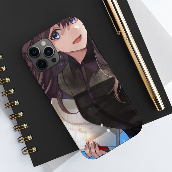 Anime Girl Holding A Book