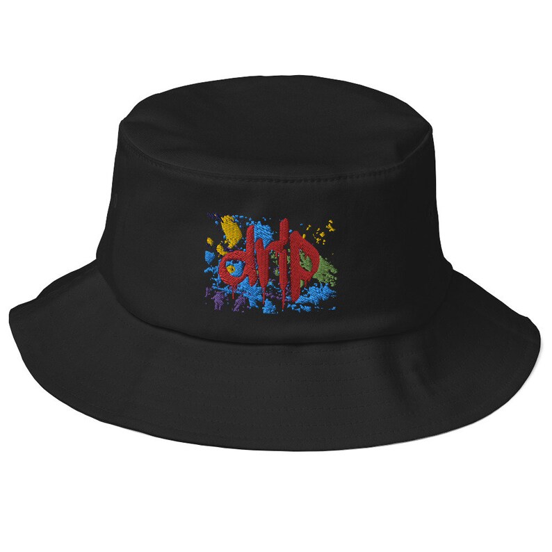 Hypebeast Designer Drip Old School Bucket Hat - Etsy