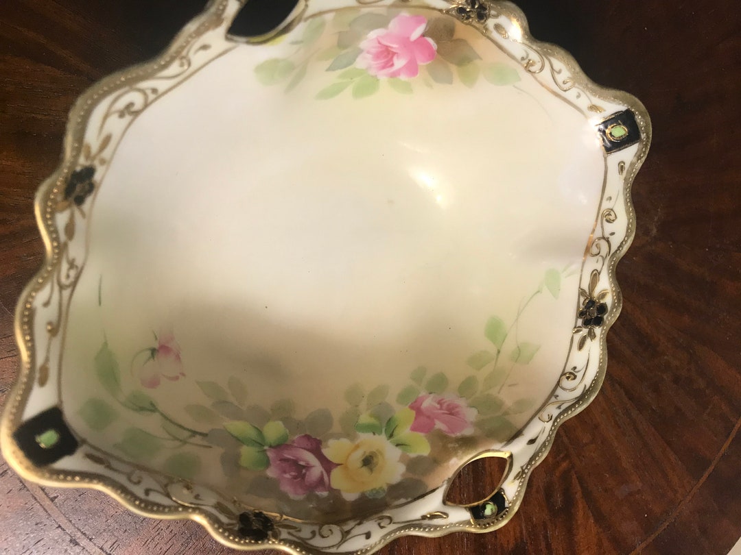 Nippon Hand-painted Dish - Etsy