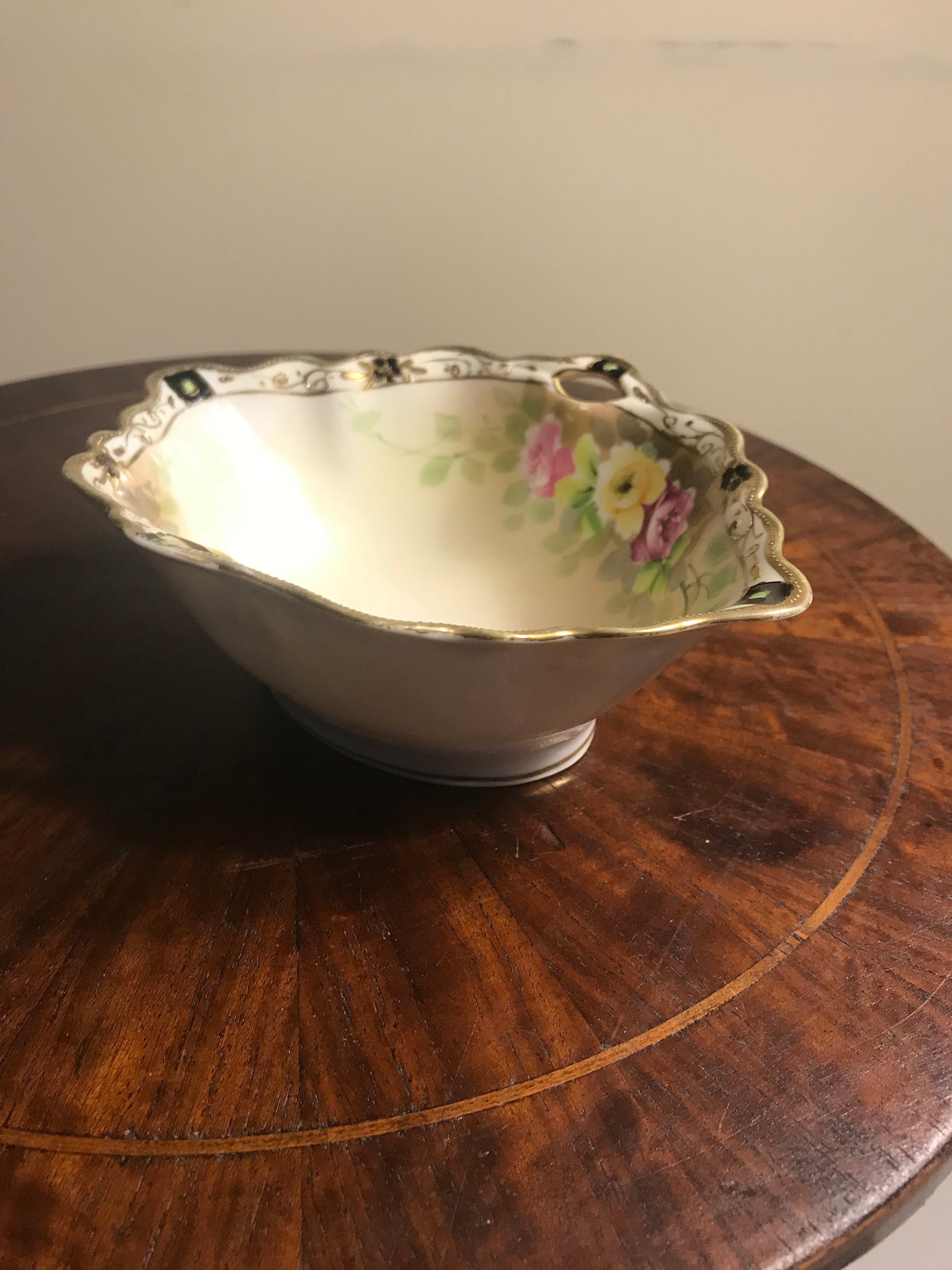 Nippon Hand-painted Dish - Etsy