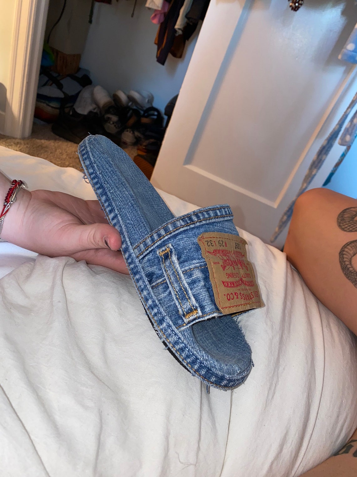 LEVI SLIDES | Etsy