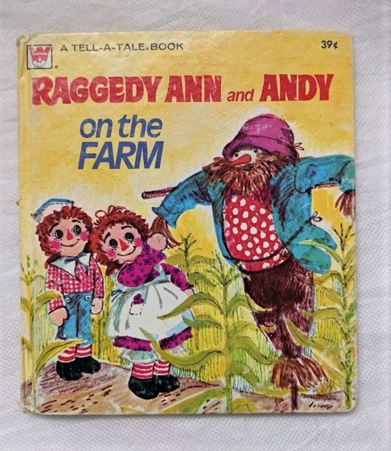 Vintage Raggedy Ann Books, Tell-a-tale-book Set of Three, Hardcover Kid ...