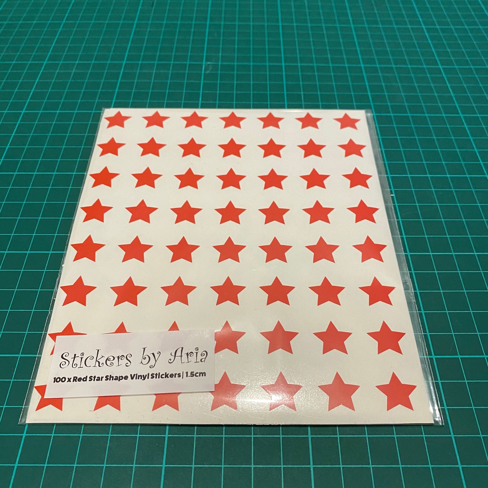 100 Star Shaped Vinyl Decal Stickers 1-5cm Sizes - Etsy