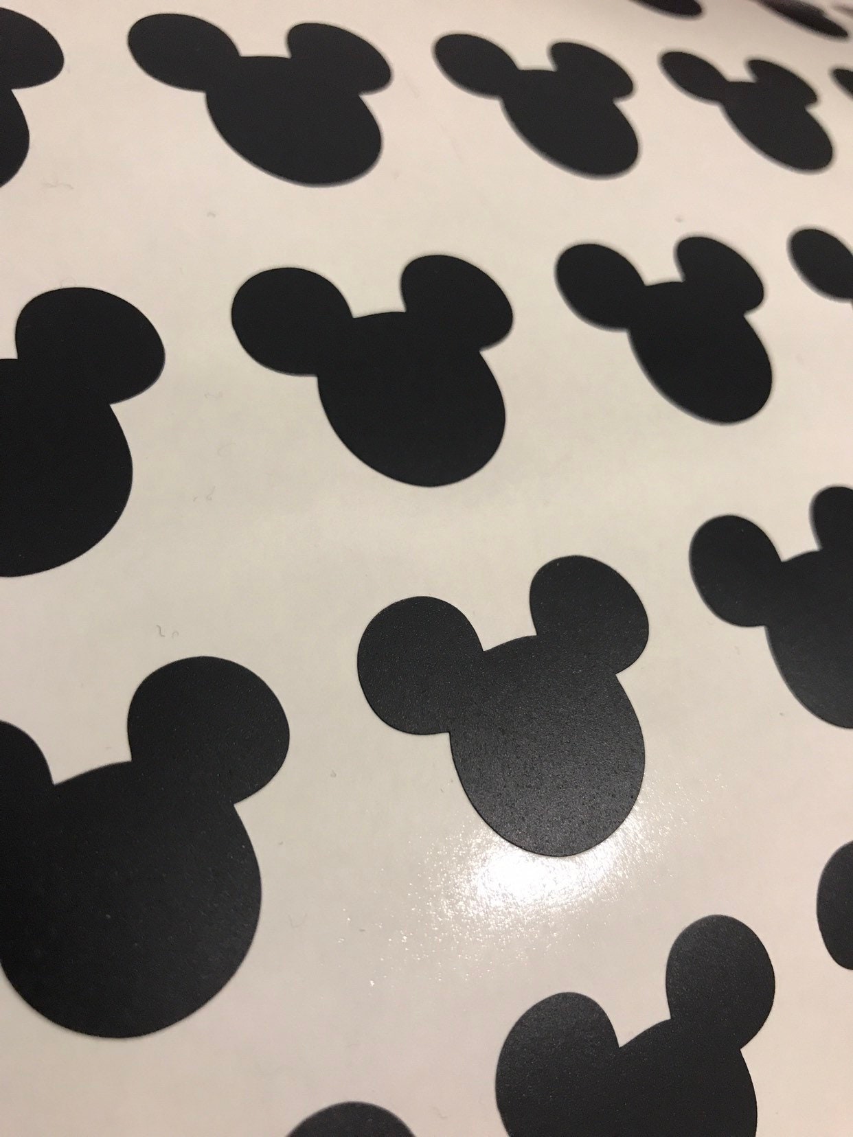 50 Mickey Mouse Shaped Vinyl Sticker Decals - Etsy