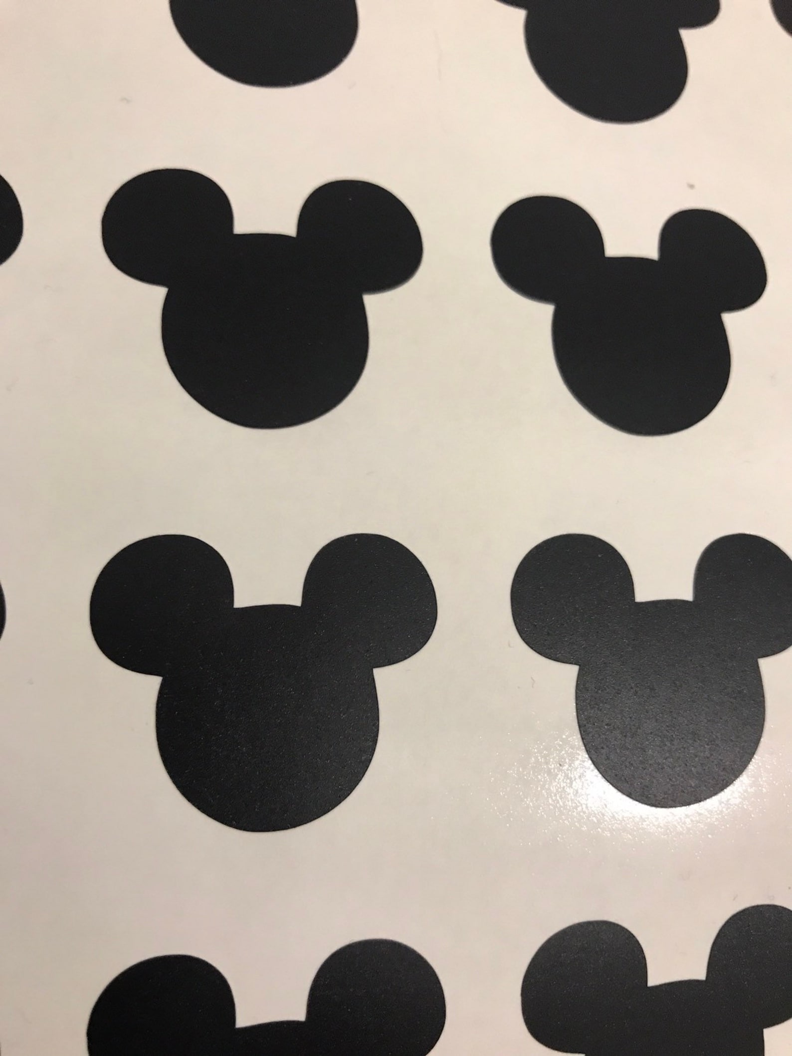 50 Mickey Mouse Shaped Vinyl Sticker Decals - Etsy