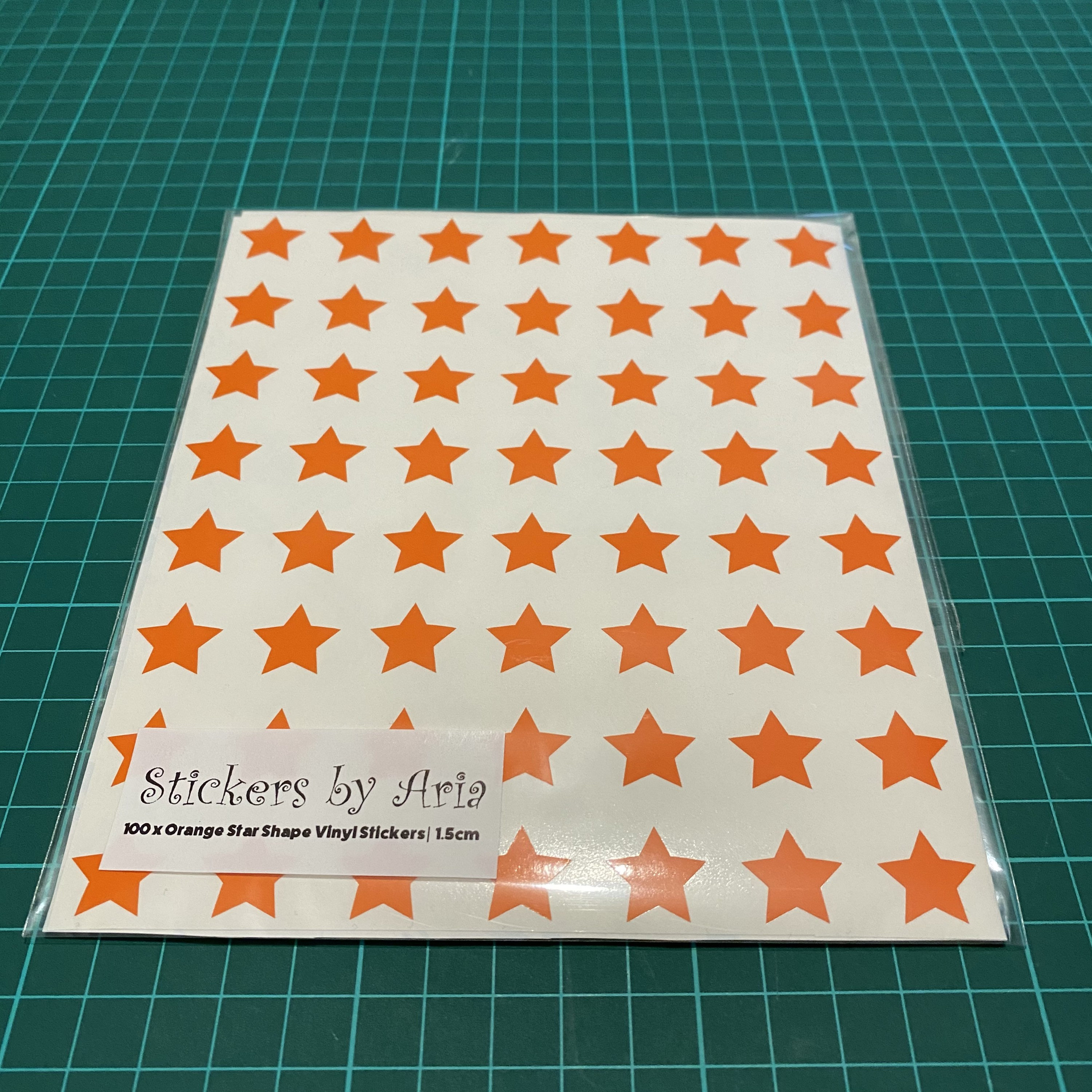 100 Star Shaped Vinyl Decal Stickers 1-5cm Sizes - Etsy