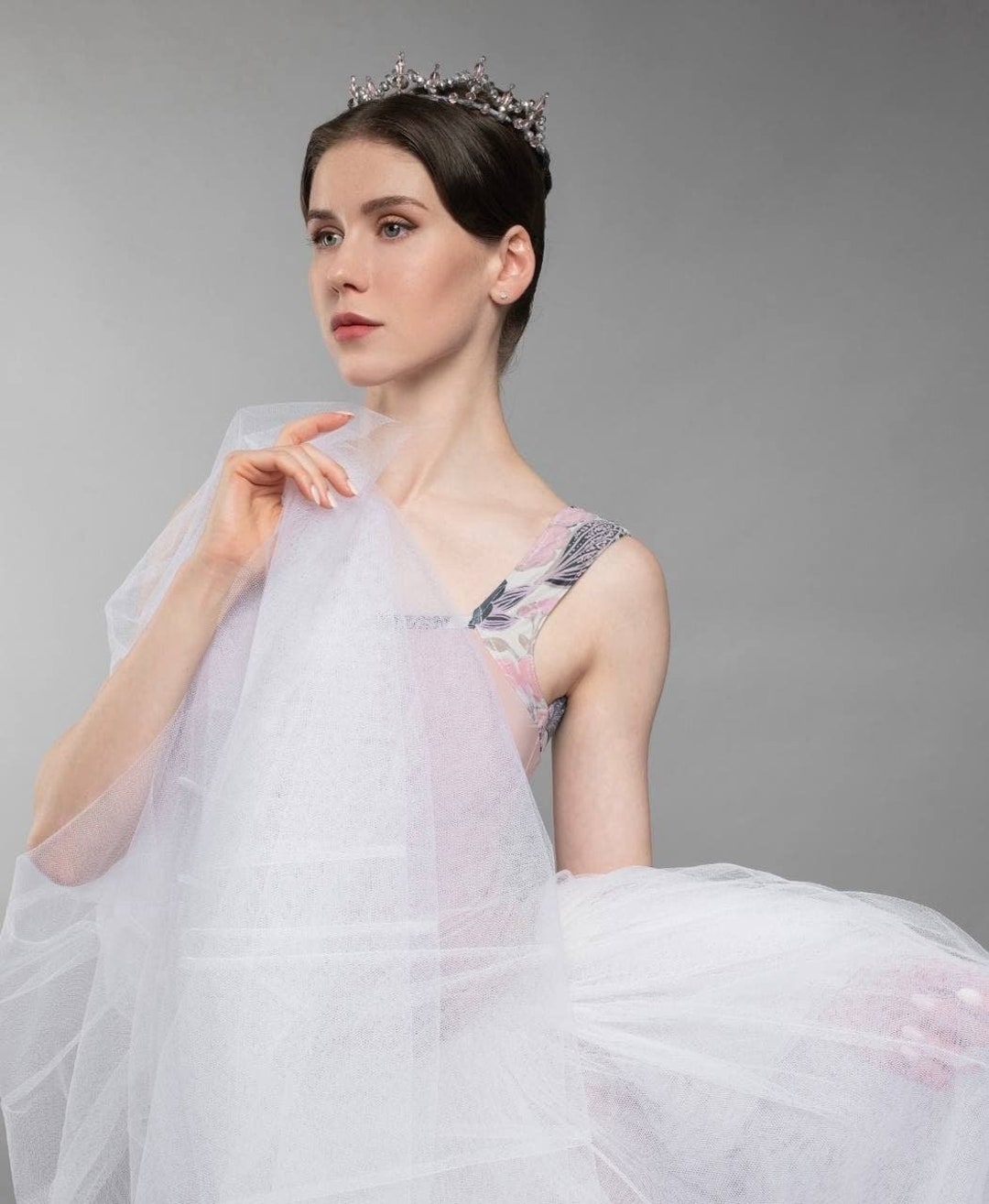 Silver & Pink Dainty Tiara - Etsy