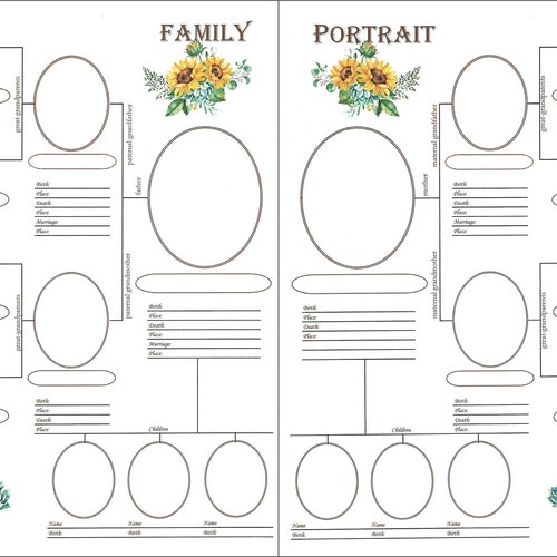 Family Family Portrait - Etsy