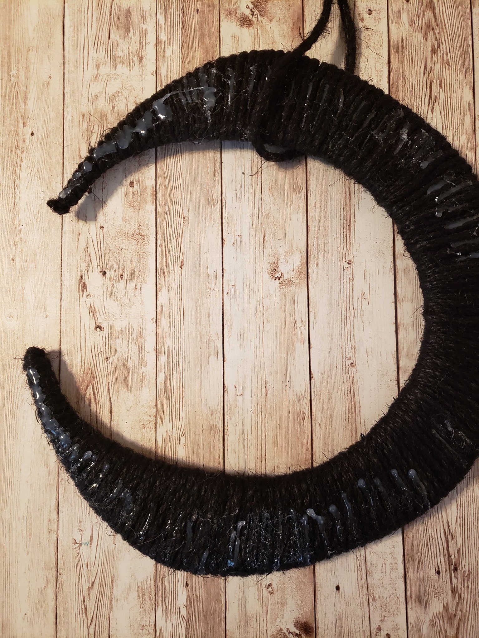 Crescent Moon Wreath Rope Wreath Rope Moon Diy Wreath - Etsy