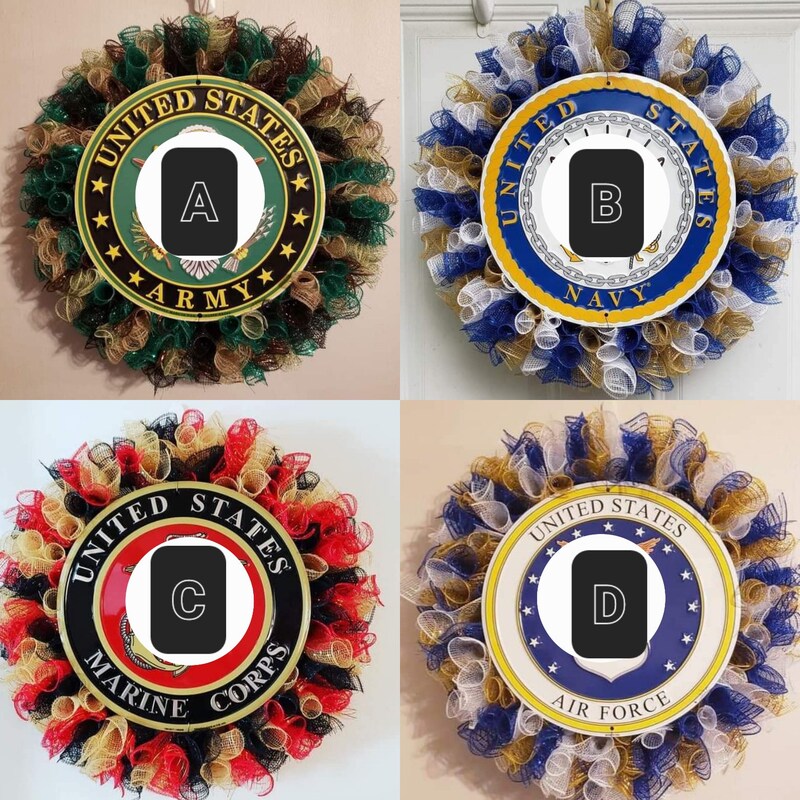 Military Wreath - Etsy