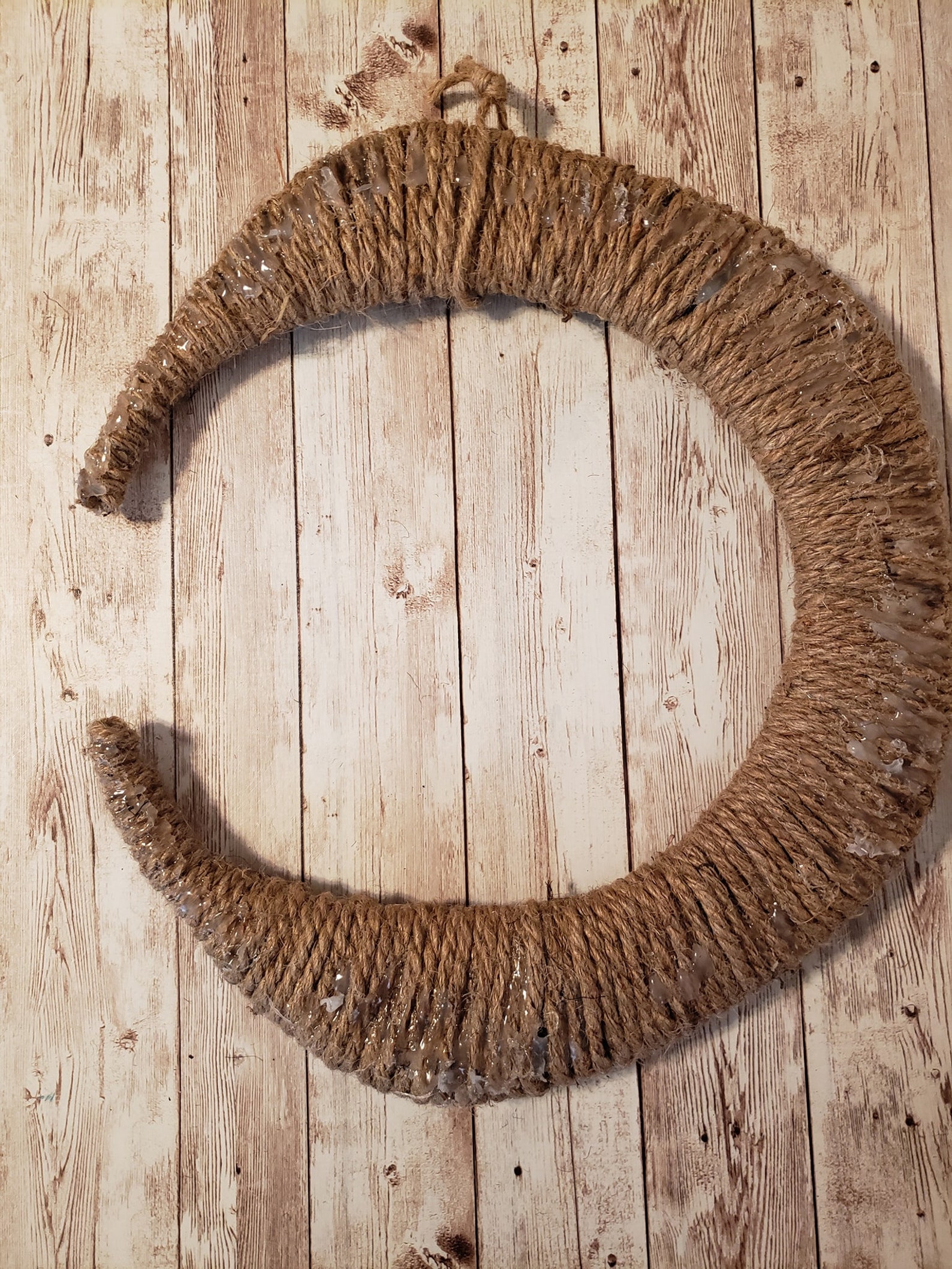 Crescent Moon Wreath Rope Wreath Rope Moon Diy Wreath - Etsy