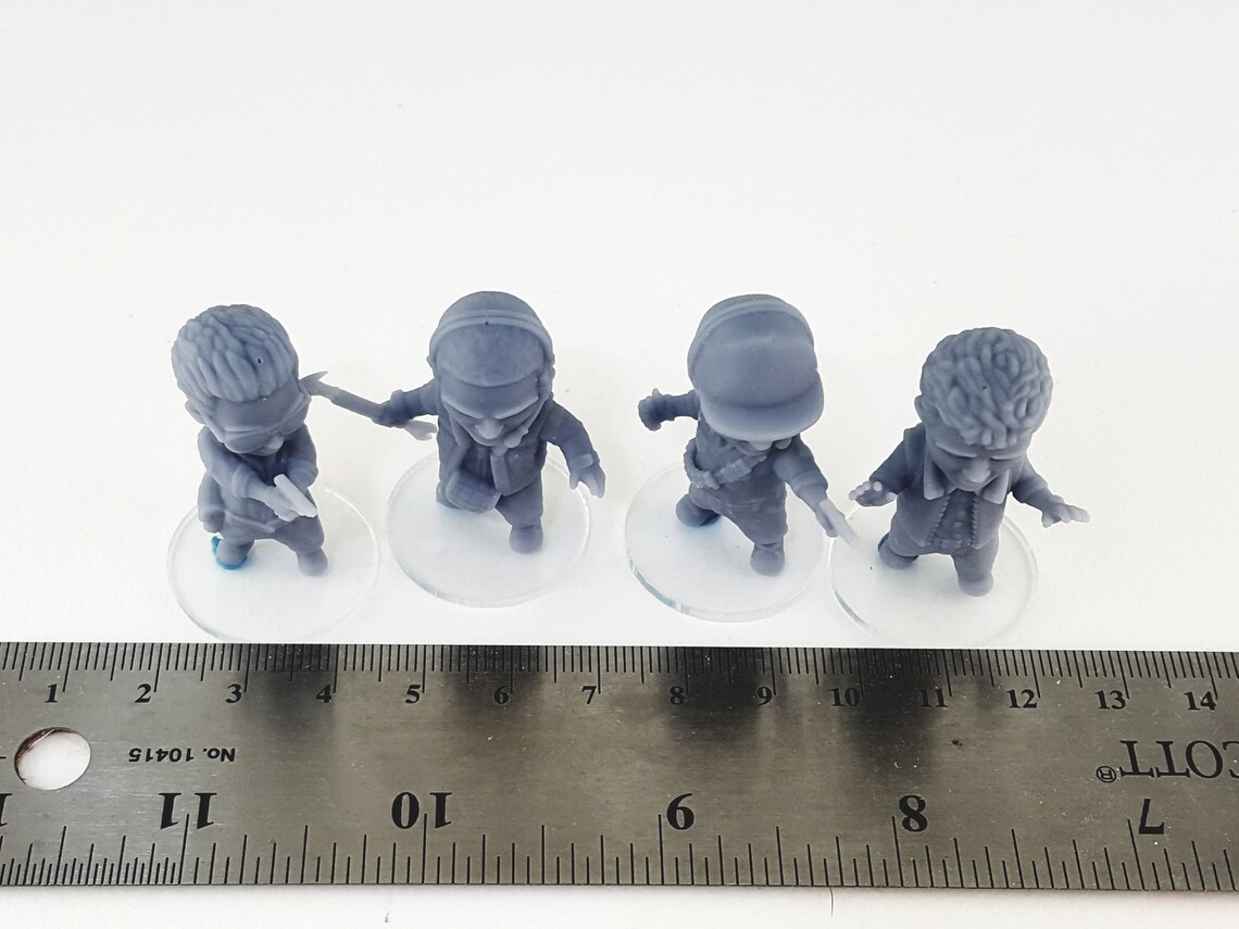 Chibi USMC Set 4 3d Printed Miniatures - Etsy