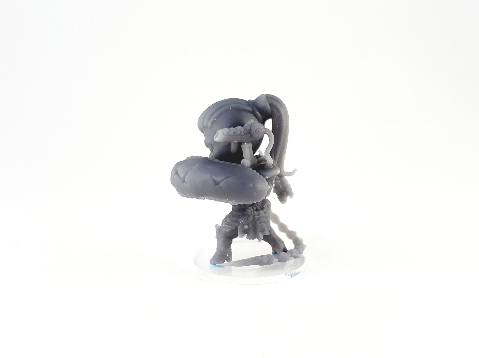 Chibi Human Female Predator 3d Printed Miniature - Etsy