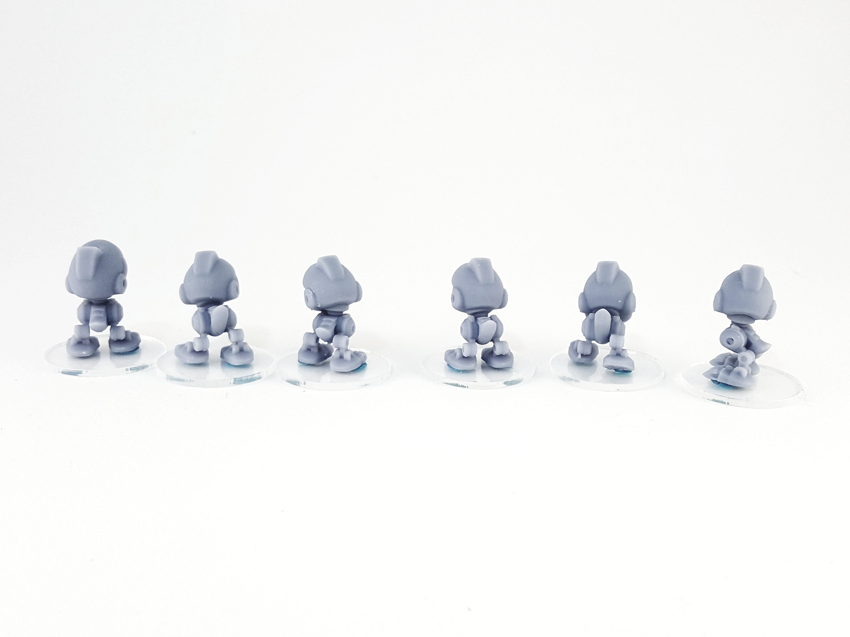 Chibi Mirrored Mini Moles X6 3d Printed Miniatures - Etsy