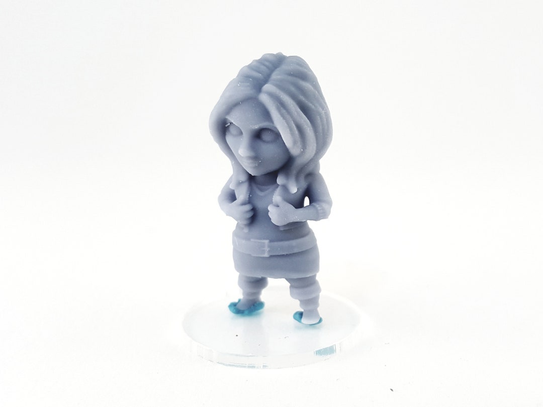 Chibi - Amy Pond - 3d Printed Miniature - Etsy