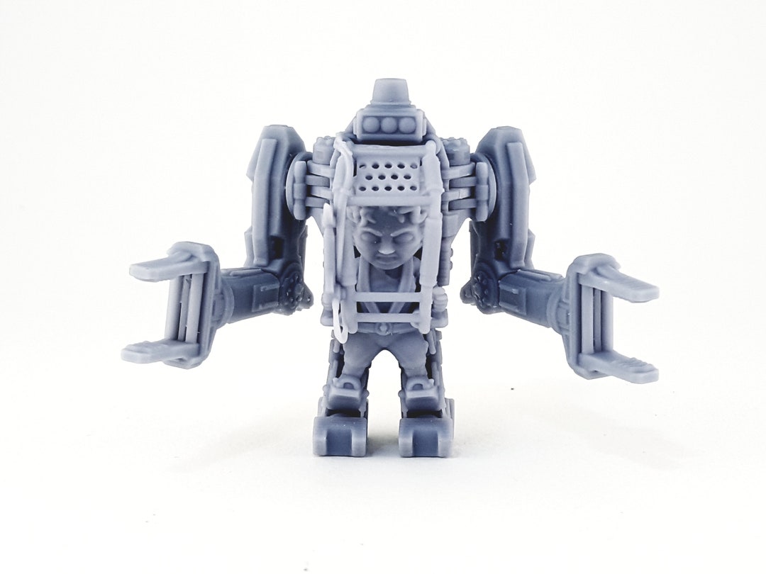 Chibi - Ripley Piloted Powerloader (semi Pose-able) - 3d Printed ...