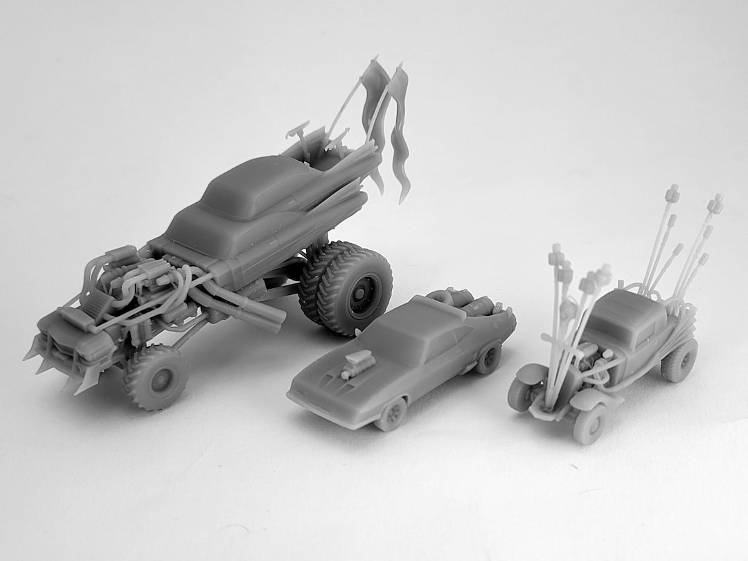 1/64 Scale Fury Road Set 1: 3d Printed Miniatures - Etsy