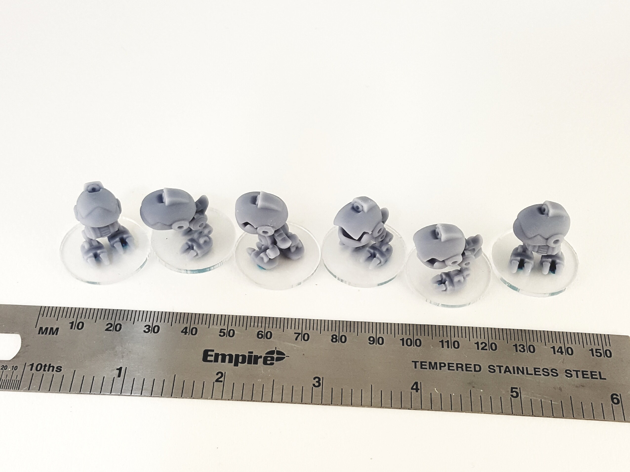 Chibi Mirrored Mini Moles X6 3d Printed Miniatures - Etsy