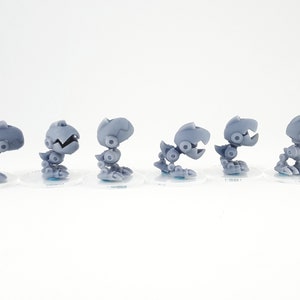 Chibi - Mini Moles X6 - 3d Printed Miniatures - Etsy