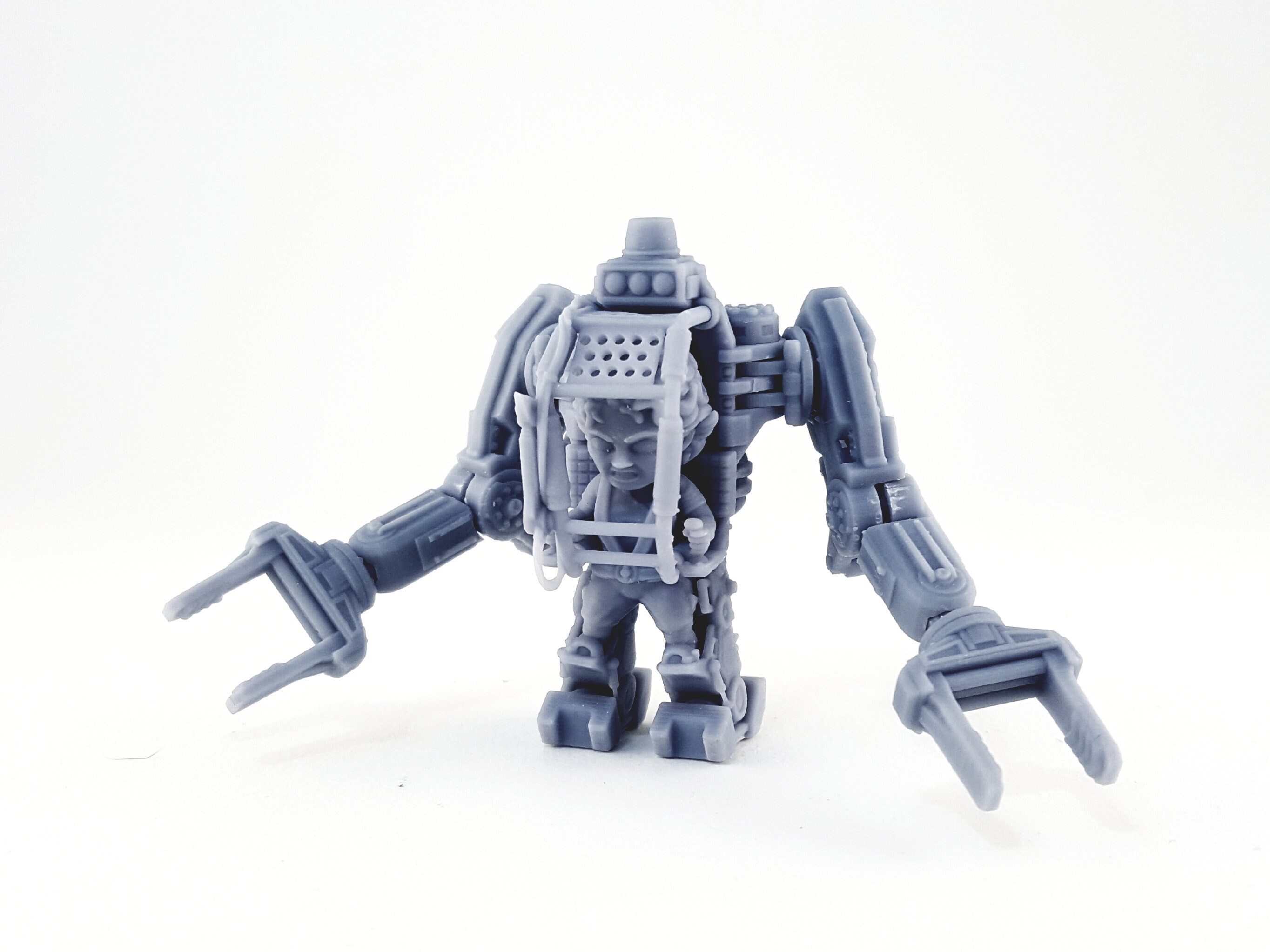 Chibi - Ripley Piloted Powerloader (semi Pose-able) - 3d Printed ...